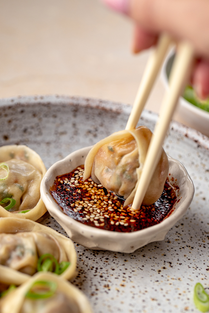 Beef and Kimchi Mandu - Eatnik